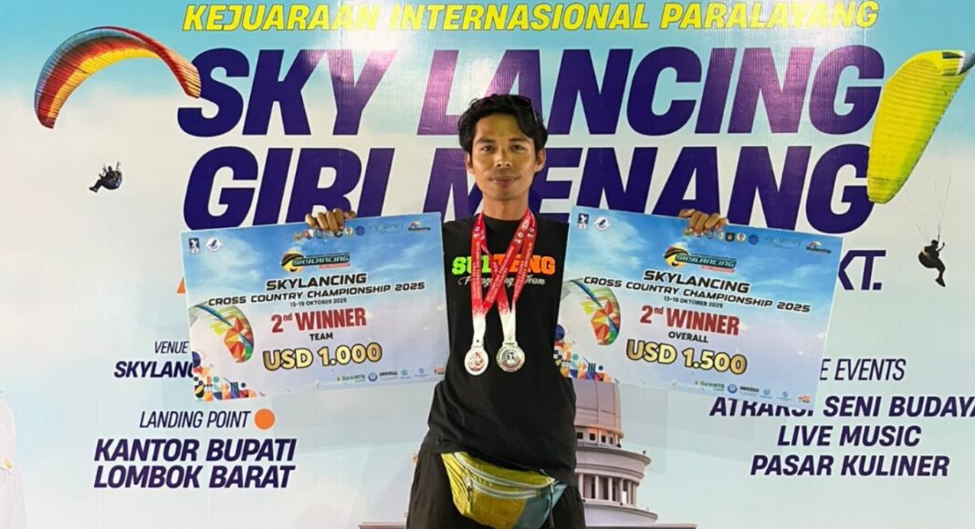 Atlet Paralayang Asal Sembalun Raih Juara Dua di Kejuaraan ...